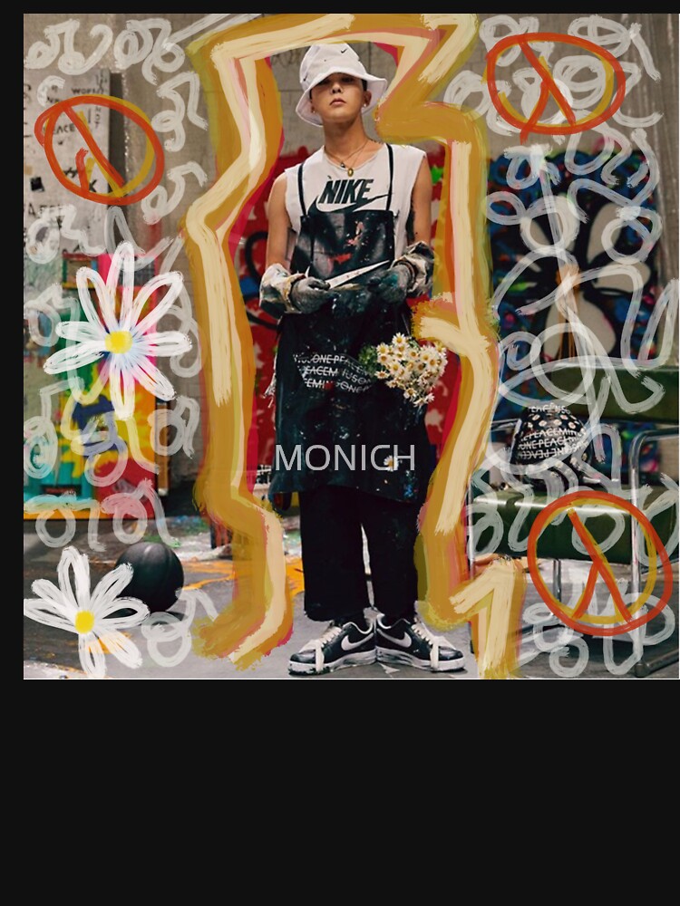 "Gdragon flower power " T-shirt for Sale by MONICH | Redbubble ...