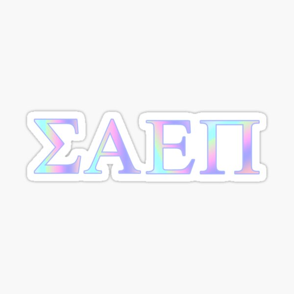 "Sigma Alpha Epsilon Pi" Sticker for Sale by carolinewaldman | Redbubble