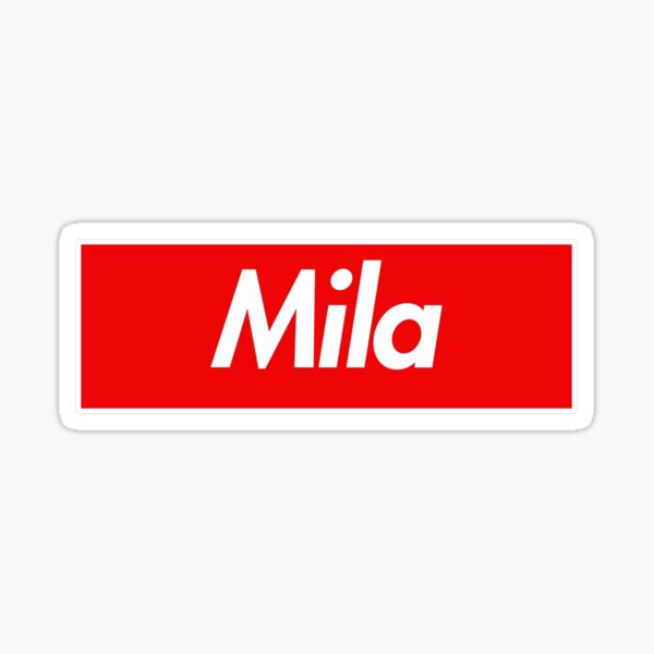Mila Name Stickers | Redbubble