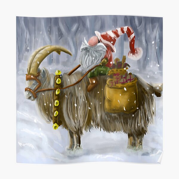 "Gnome and Goat" Poster by BumbleBeeButz | Redbubble