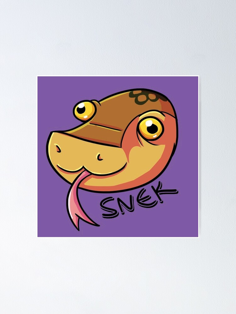 "Snake Derp" Poster by Mekki | Redbubble