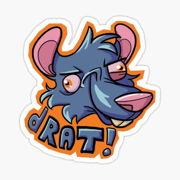 "Rat Derp" Sticker for Sale by Mekki | Redbubble