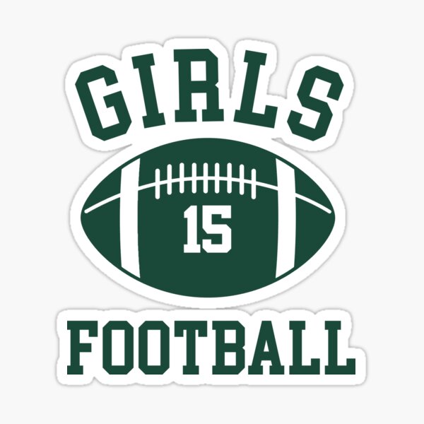 "Rachel Girls Football T-shirt" Sticker for Sale by fandemonium | Redbubble