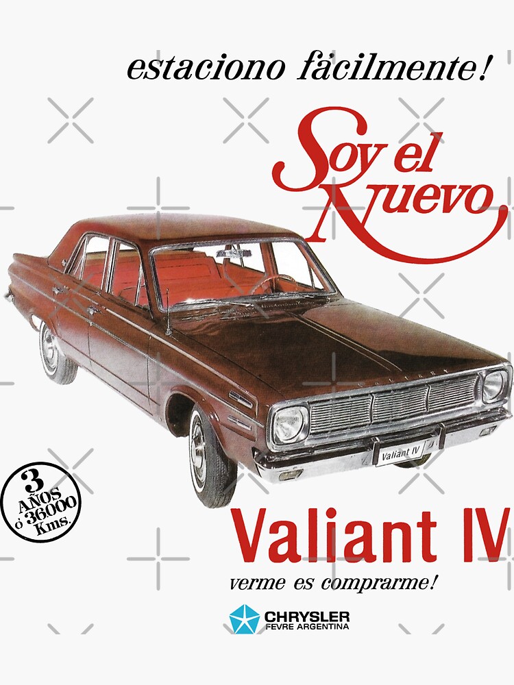"CHRYSLER VALIANT" Sticker by ThrowbackMotors | Redbubble