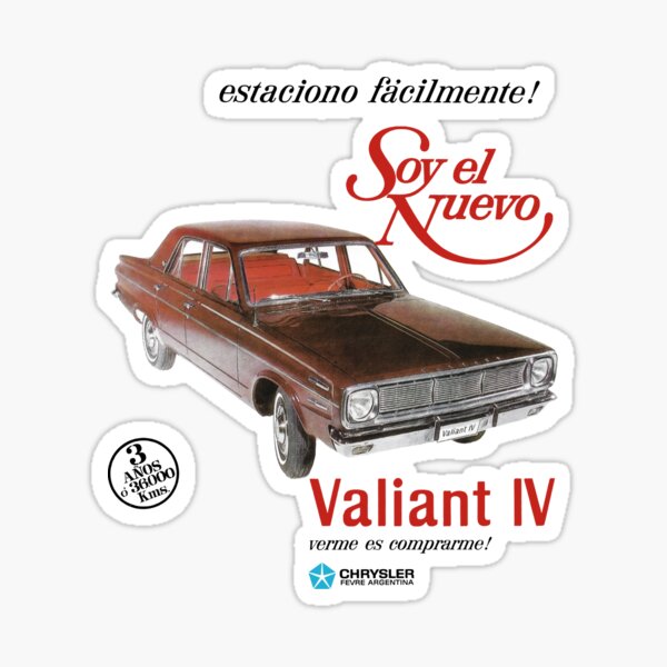 "CHRYSLER VALIANT" Sticker by ThrowbackMotors | Redbubble