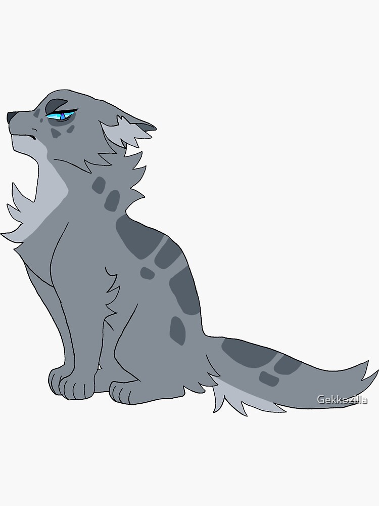 "ashfur" Sticker for Sale by Gekkozilla | Redbubble