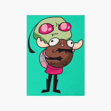 "Invader Zim: Zim & Mini Moose " Art Board Print for Sale by ...