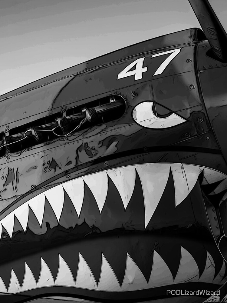 "Black and White Spitfire Teeth" iPhone Case for Sale by ...