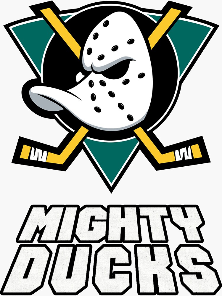 "Mighty Ducks Team Sport Logo" Sticker for Sale by akemakdnl | Redbubble
