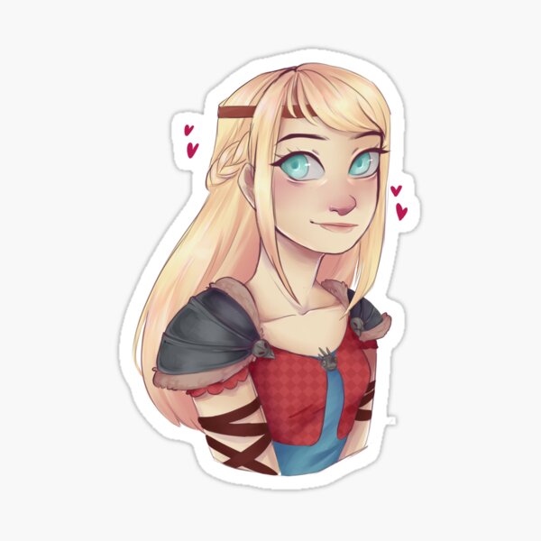 "Astrid-httyd3" Sticker von angelic1411 | Redbubble