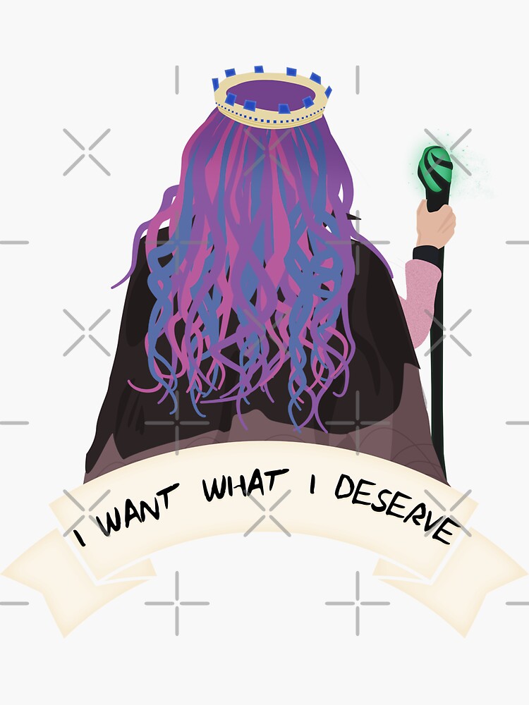 "Queen Of Mean - Descendants 3" Sticker for Sale by DeannaCiar | Redbubble