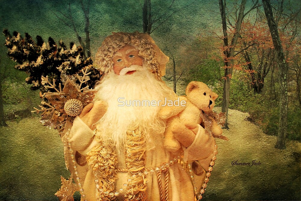 "Victorian Christmas ~ White Santa" by SummerJade | Redbubble