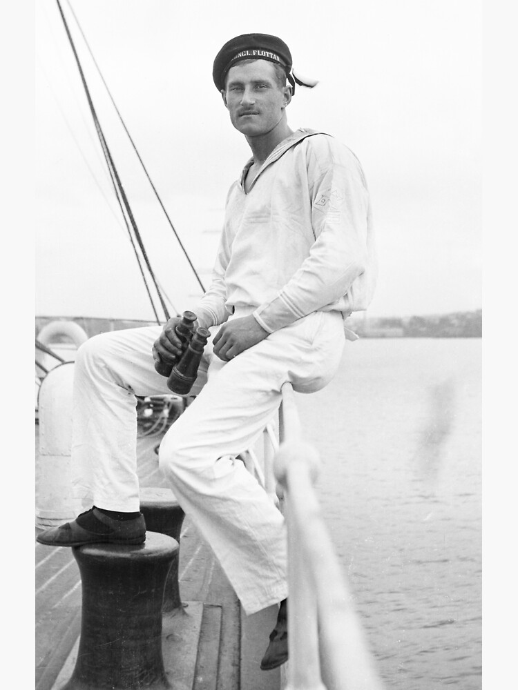 "A seaman on SS SUEVIC, Sydney" Sticker by anmm | Redbubble