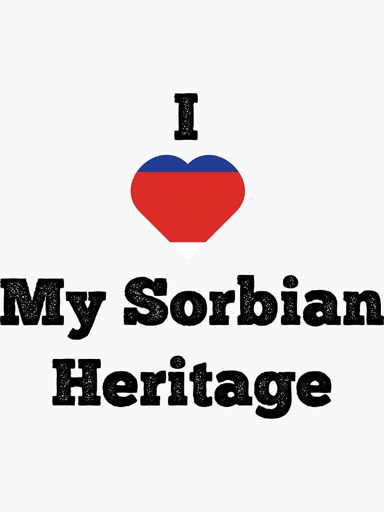 "Sorbian Heritage Decal" Sticker by GeographerDude | Redbubble