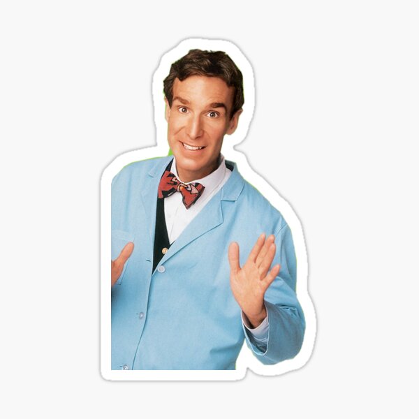 "Bill nye the science guy " Sticker for Sale by Karissss | Redbubble