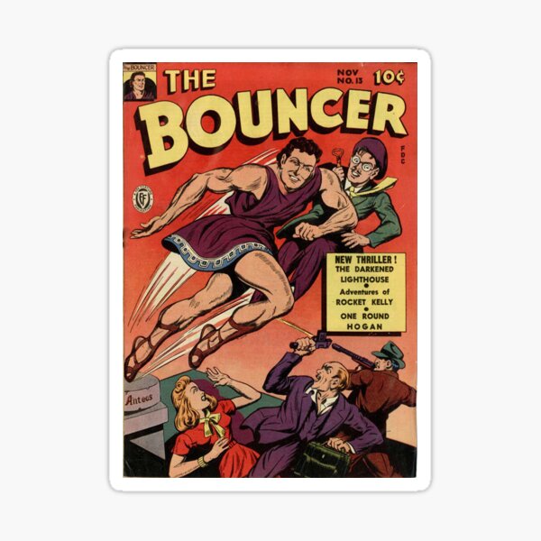"Bouncer #13 - Retro Comics" Sticker for Sale by Zingali | Redbubble