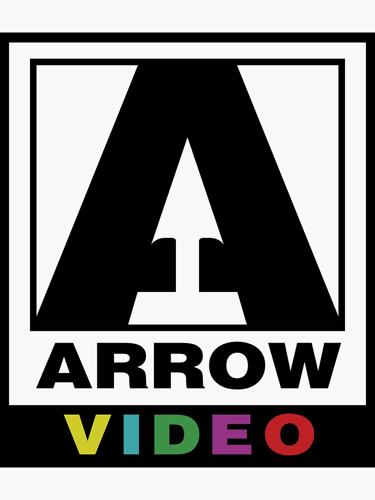 "Arrow Video logo (Black)" Sticker for Sale by conuredesign | Redbubble