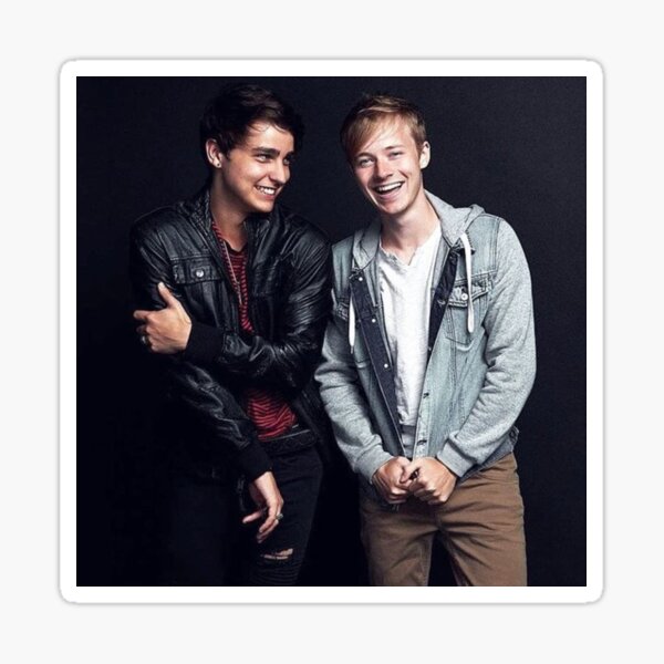 Sam And Colby Stickers | Redbubble