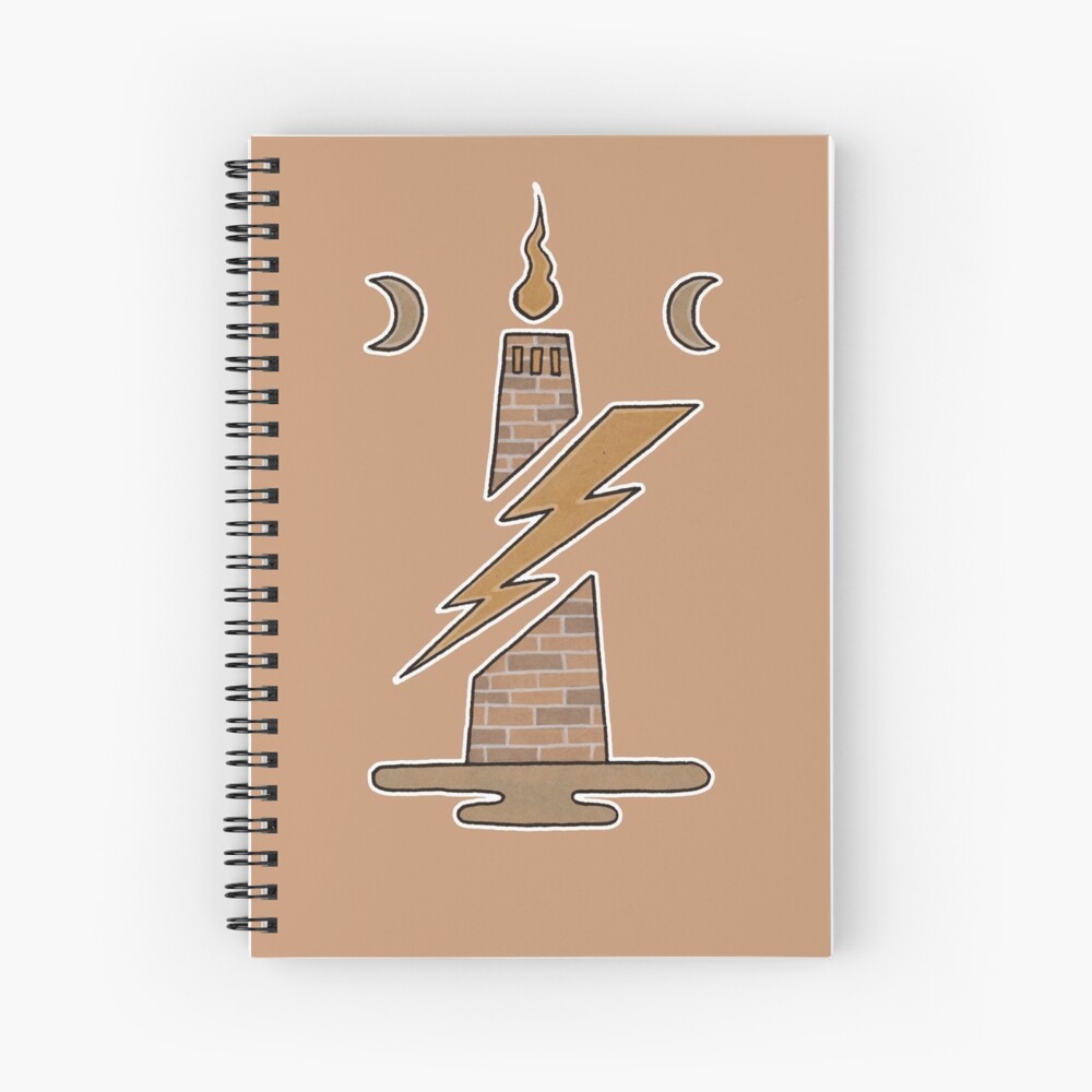 "The Tower" Spiral Notebook for Sale by RhiMcCullough | Redbubble