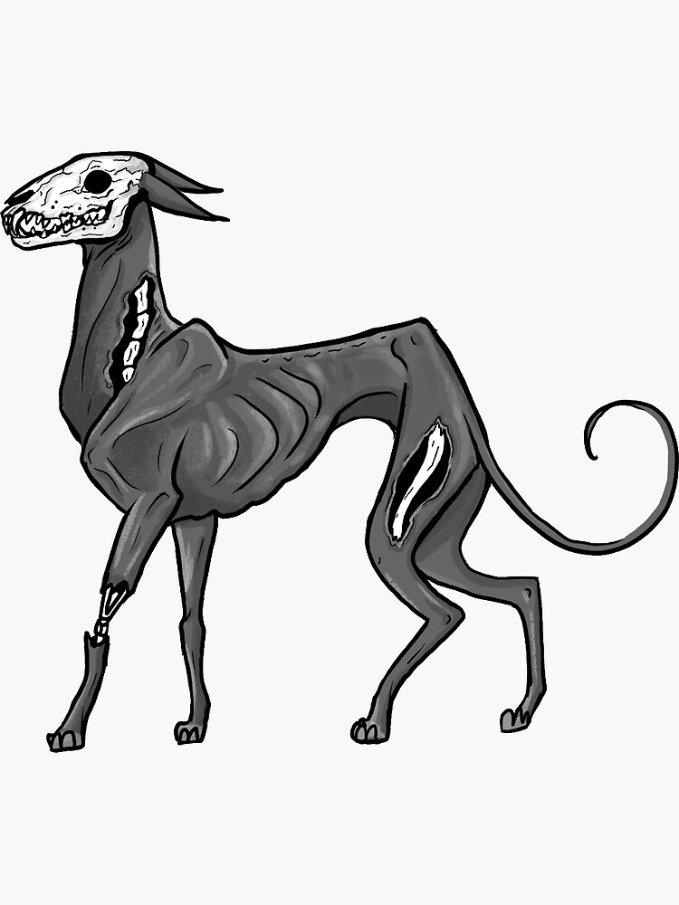 "Demon Dog" Sticker for Sale by dominikki | Redbubble