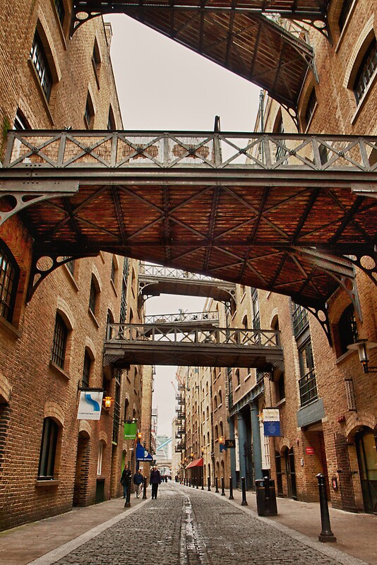 "The Maze Of Bridges And Warehouses" by Graham Ettridge | Redbubble