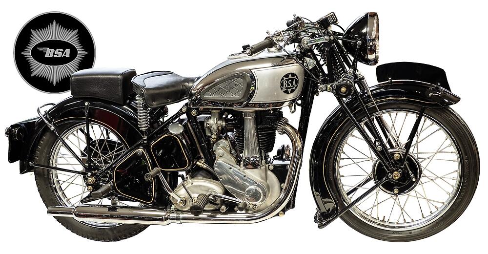"1939 BSA M23 Empire Star 50cc" by Nigel Lomas | Redbubble