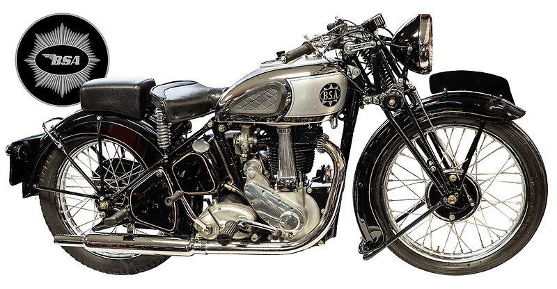 "1939 BSA M23 Empire Star 50cc" by Nigel Lomas | Redbubble