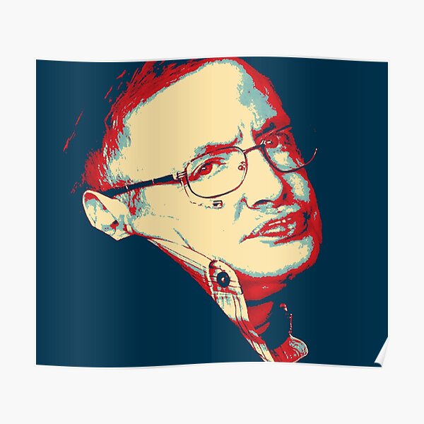 Stephen Hawking Posters | Redbubble