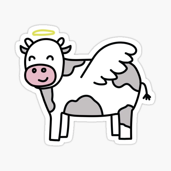 "HOLY COW" Sticker by DotsAndDaisies | Redbubble