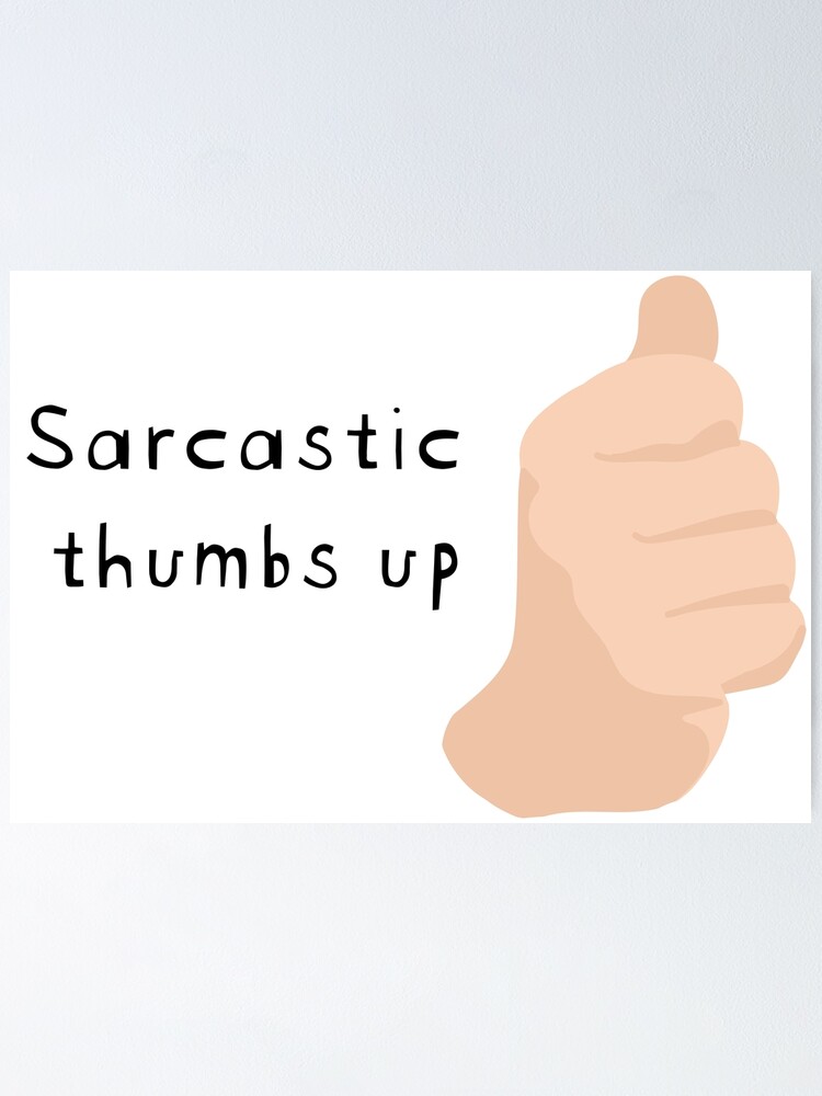 "Lando Norris - Sarcastic thumbs up - F1" Poster for Sale by ...