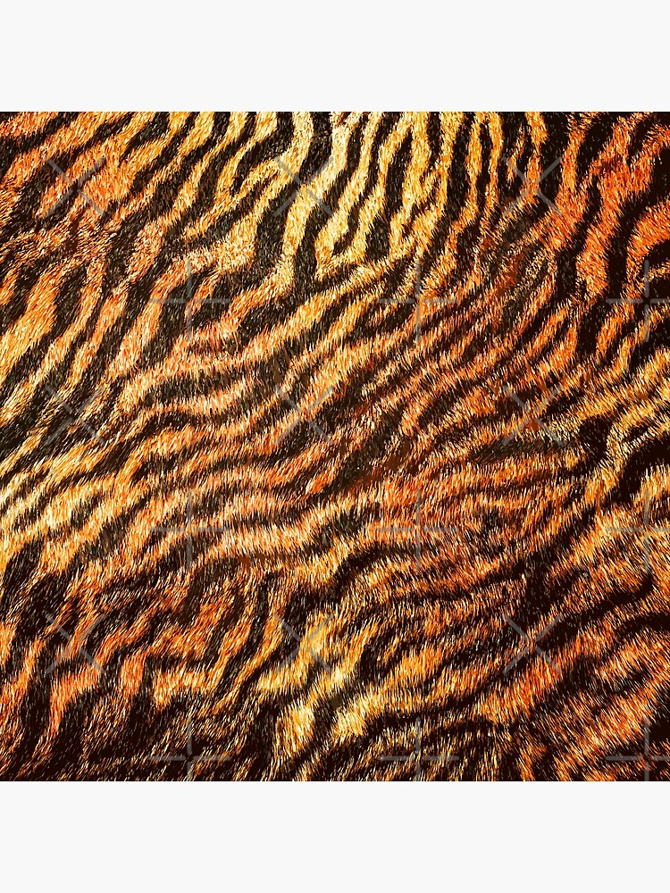 "Bengal Tiger Fur Wildlife Print Pattern" Canvas Print for Sale by ...