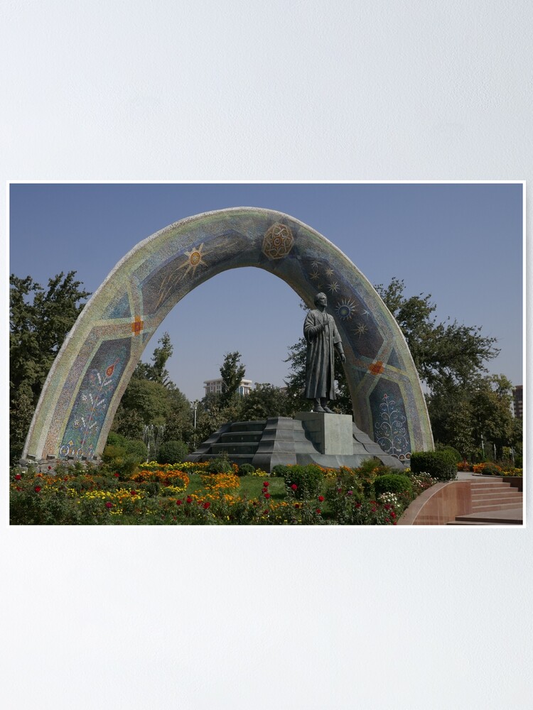 "Monument of Abu Abdullah Jafar ibn Mohammad Rudaki, Dushanbe ...