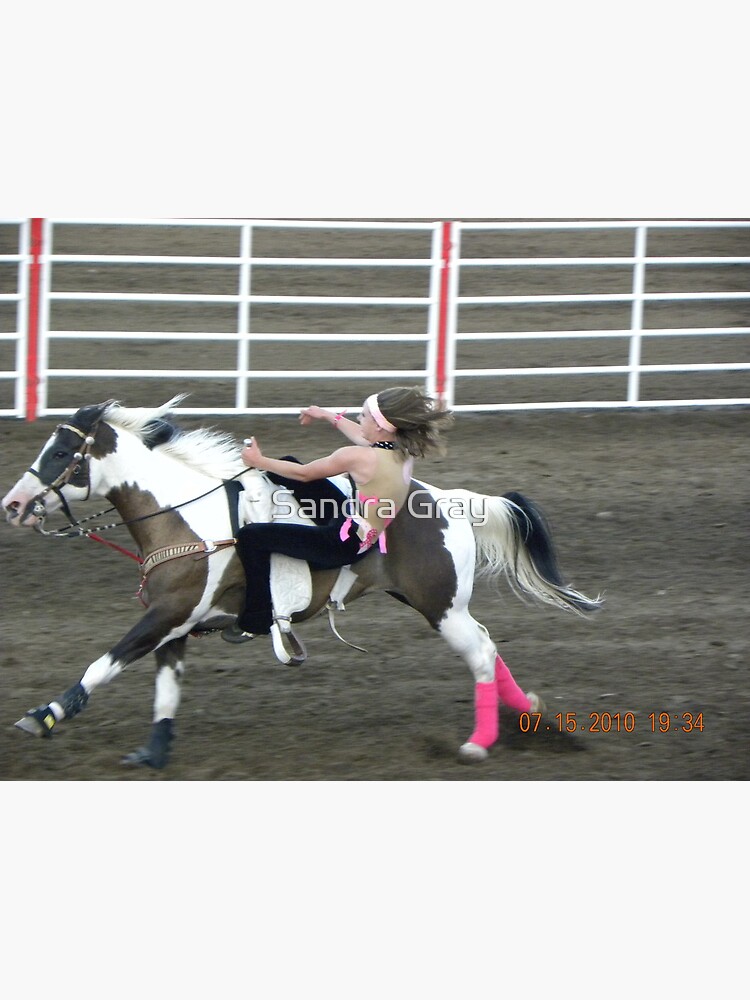 "Trick Riding Cowgirl" Framed Art Print for Sale by graysart | Redbubble