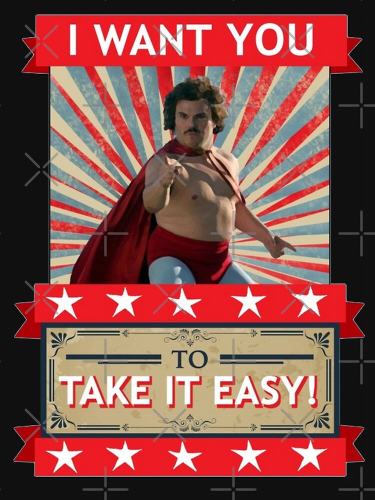"NACHO LIBRE" T-shirt for Sale by missisiri | Redbubble | jack black t ...