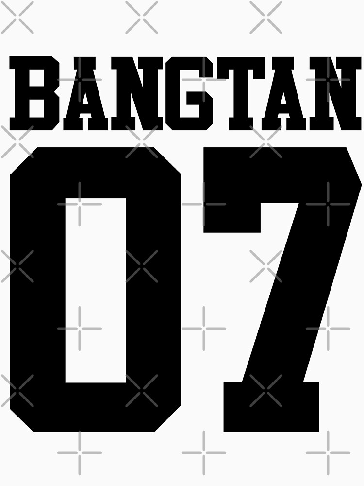 "BTS/Bangtan Boys Jersey Style w/Number" T-shirt for Sale by ...