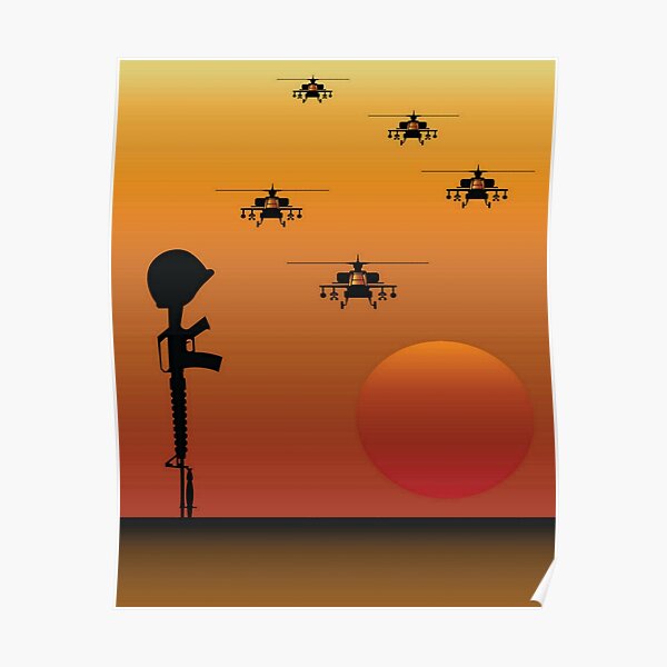 "Fallen Soldier" Poster by Sandwhit | Redbubble
