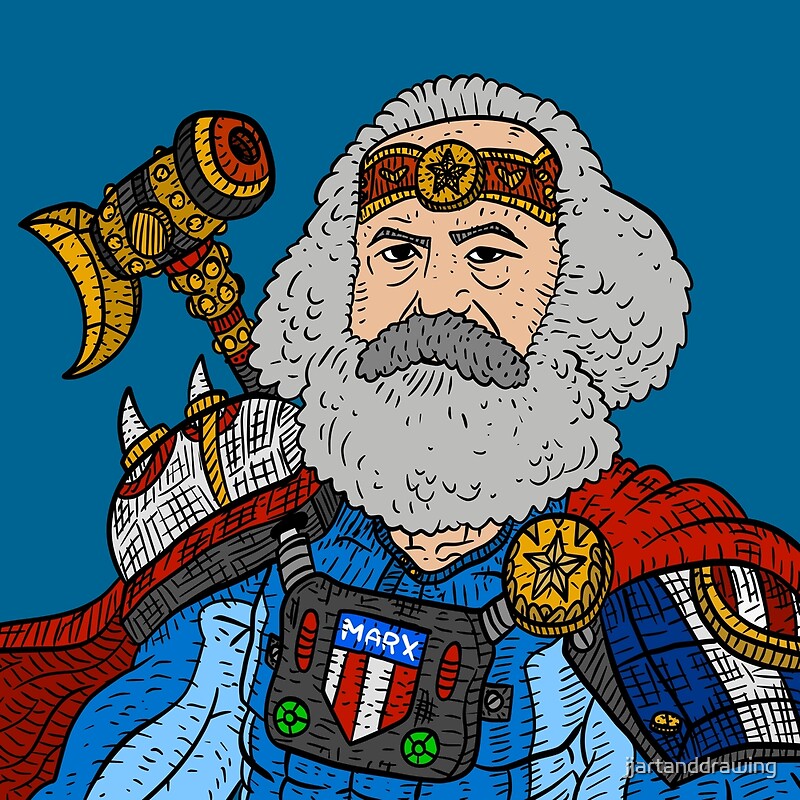"american superhero. carl mighty marx. hero of the united communist ...