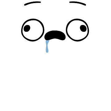 "Drooling Face" Sticker for Sale by LOLNEIN | Redbubble