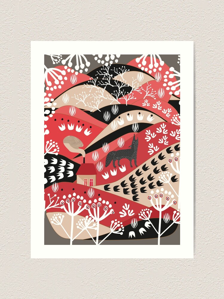 "Wolf's Promise Land" Art Print for Sale by elenor27 | Redbubble