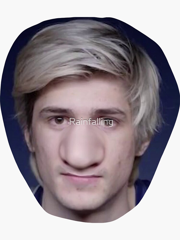 "xQc Schnoze" Sticker for Sale by Rainfalling | Redbubble