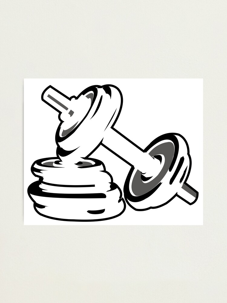 Dumbbells Drawing Small Dumbbell weights, fitness and training ...