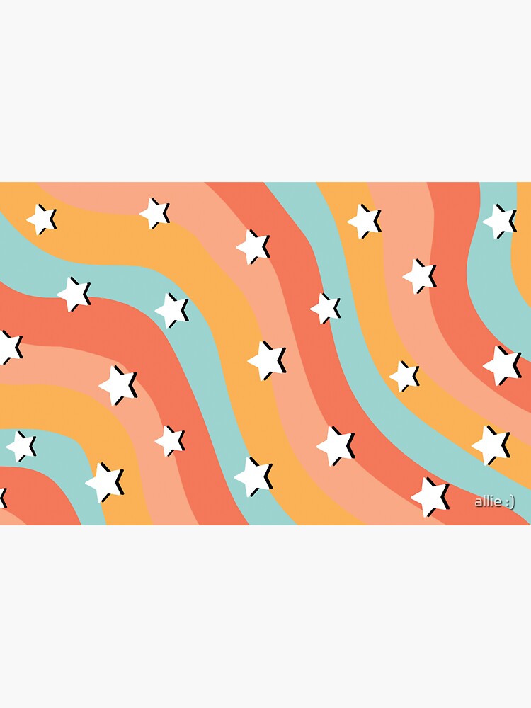 "vsco star pattern" Sticker for Sale by allie1 | Redbubble
