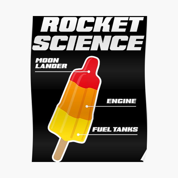"Rocket science pop art popsicle rocket science " Poster by ...