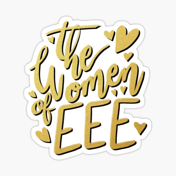 "lovEEE, the women of EEE" Sticker for Sale by hummuspasta | Redbubble