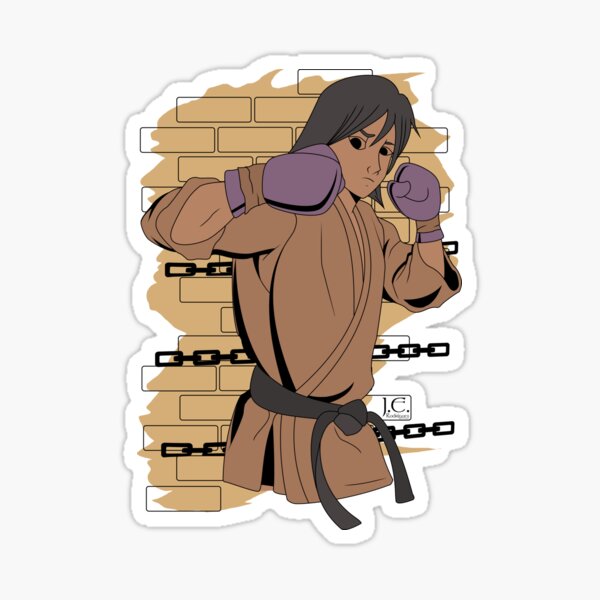 "MMA Fighter" Sticker for Sale by 6Caminhos | Redbubble
