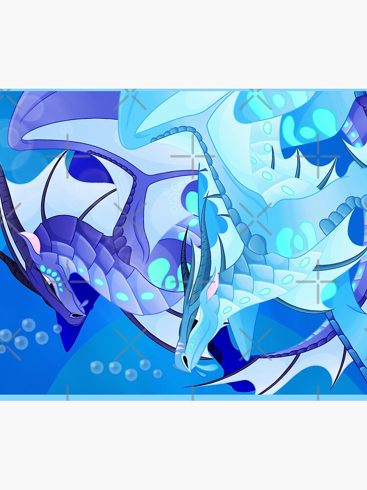 "Wings of Fire - Tsunami & Riptide" Throw Blanket for Sale by ...