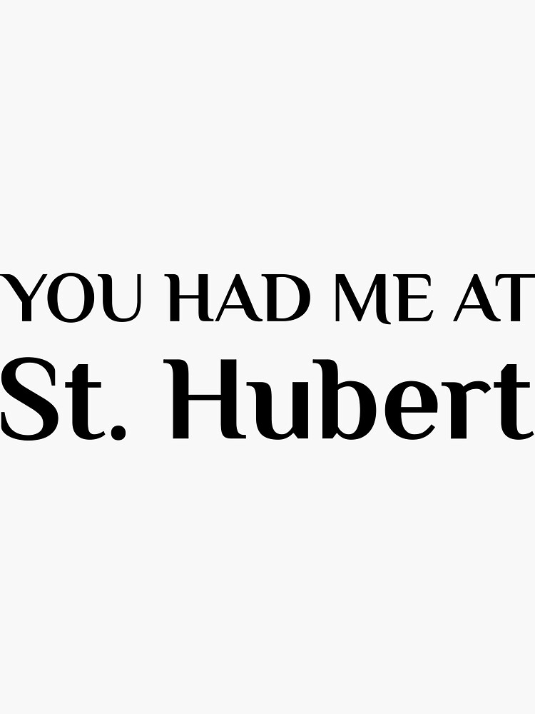 "St. Hubert Christian Confirmation Saint Hubertus" Sticker for Sale by ...