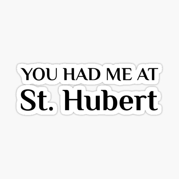 "St. Hubert Christian Confirmation Saint Hubertus" Sticker for Sale by ...