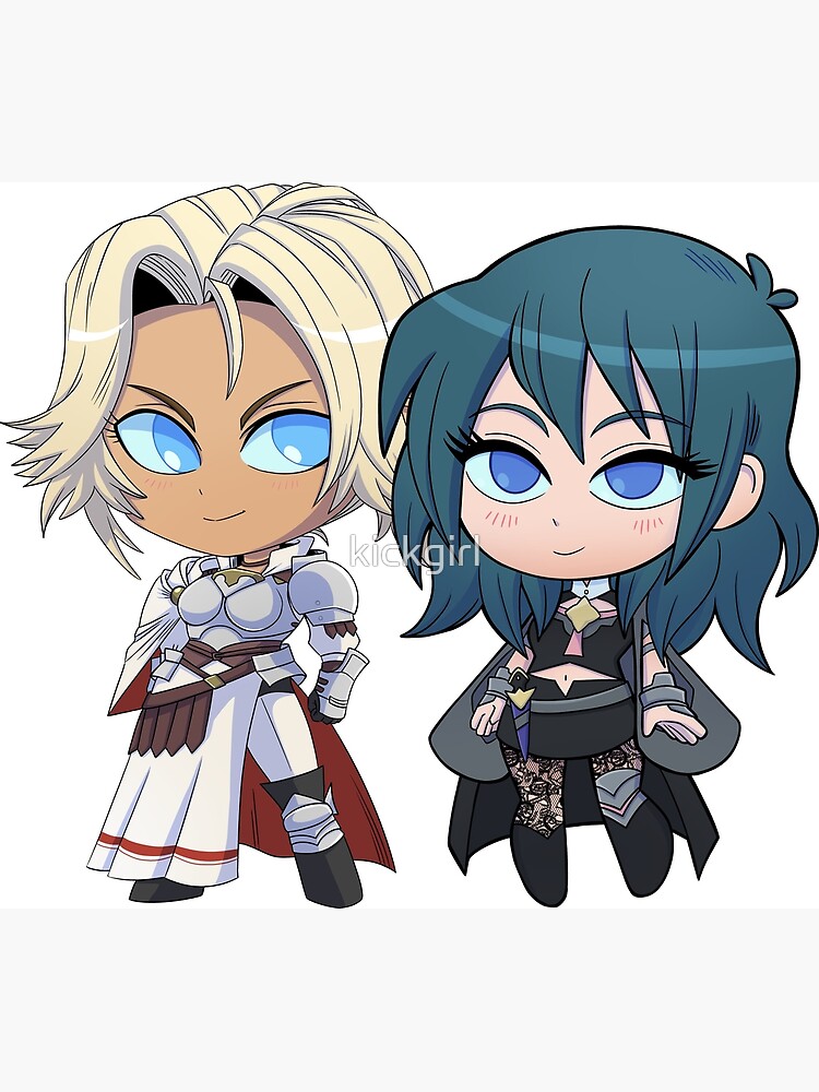 "Catherine and Byleth (F!Byleth) - Fire Emblem Three Houses - Chibi ...