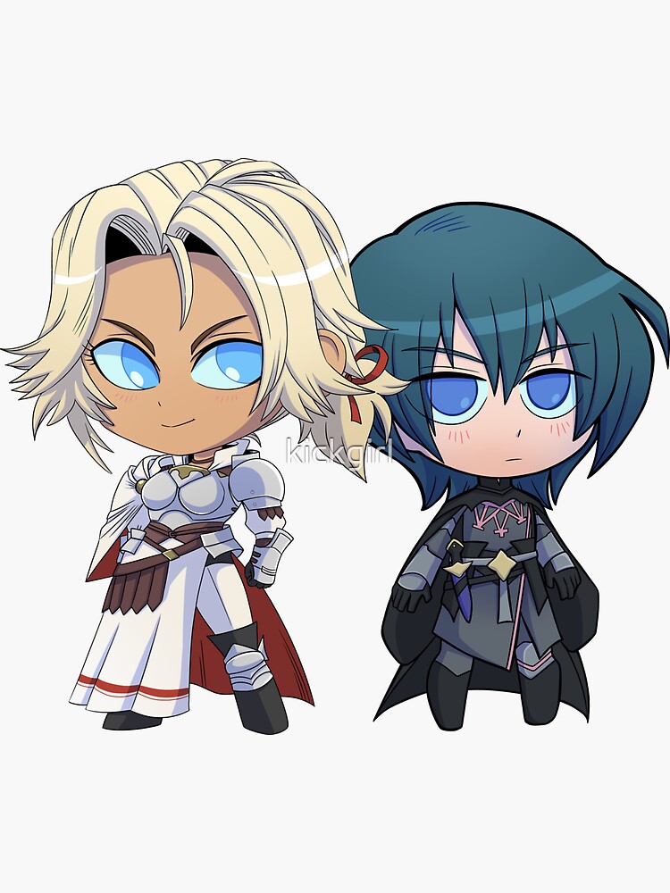 "Catherine and Byleth (M!Byleth) - Fire Emblem Three Houses - Chibi ...